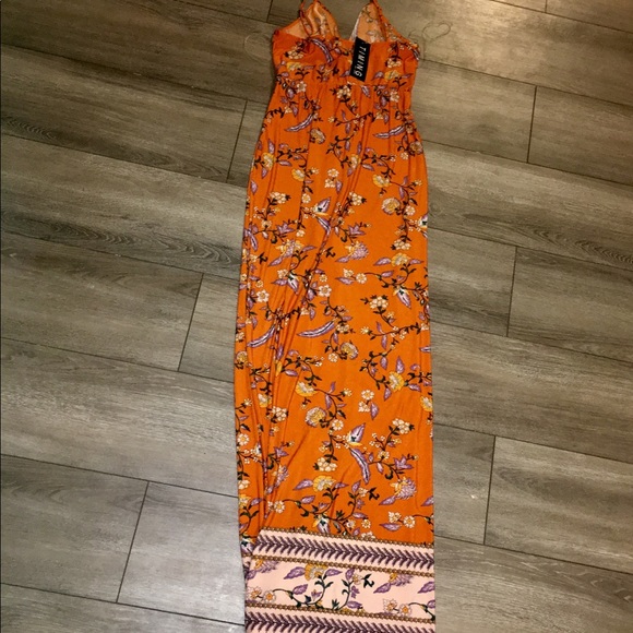Timing | Dresses | Nwt Timing Womens Floral Slit Maxi Dress | Poshmark